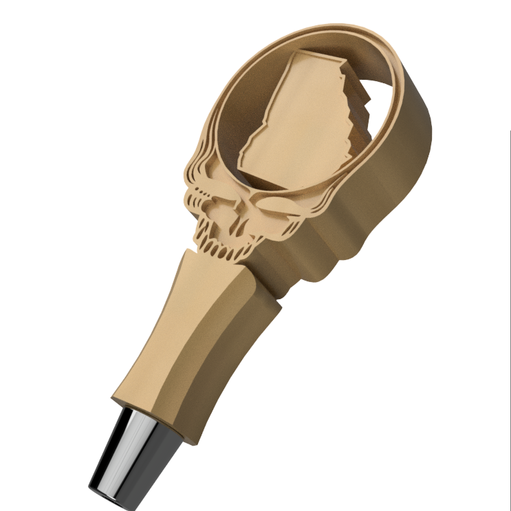 Grateful Georgia| Short Tap Handle – Grryp Craft Tap Handles